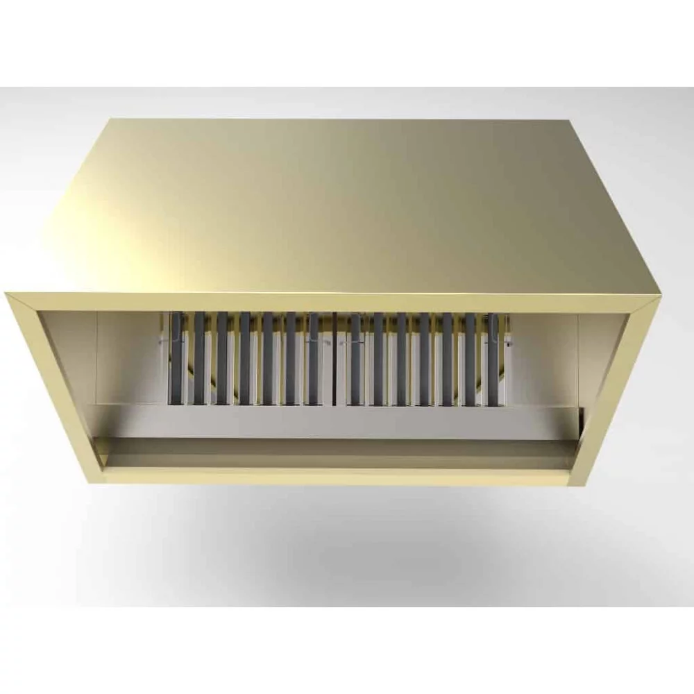 Brass Cooker Hood for a unique rustic appearance