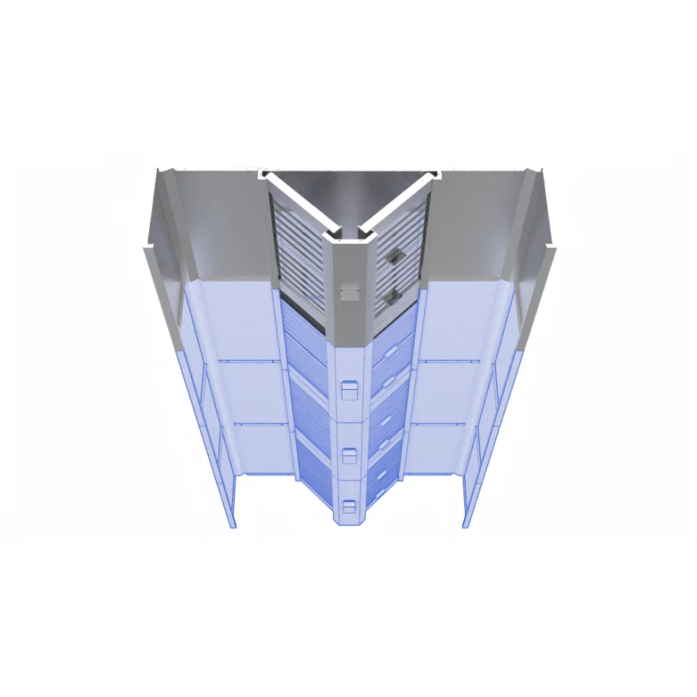 Commercial Kitchen Island Modular Canopy Hood