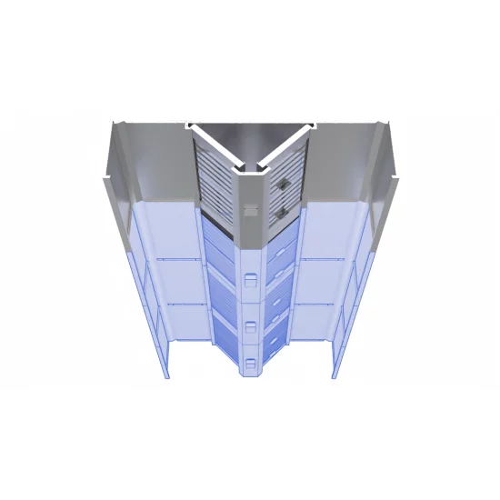 Commercial Kitchen Island Modular Canopy Hood