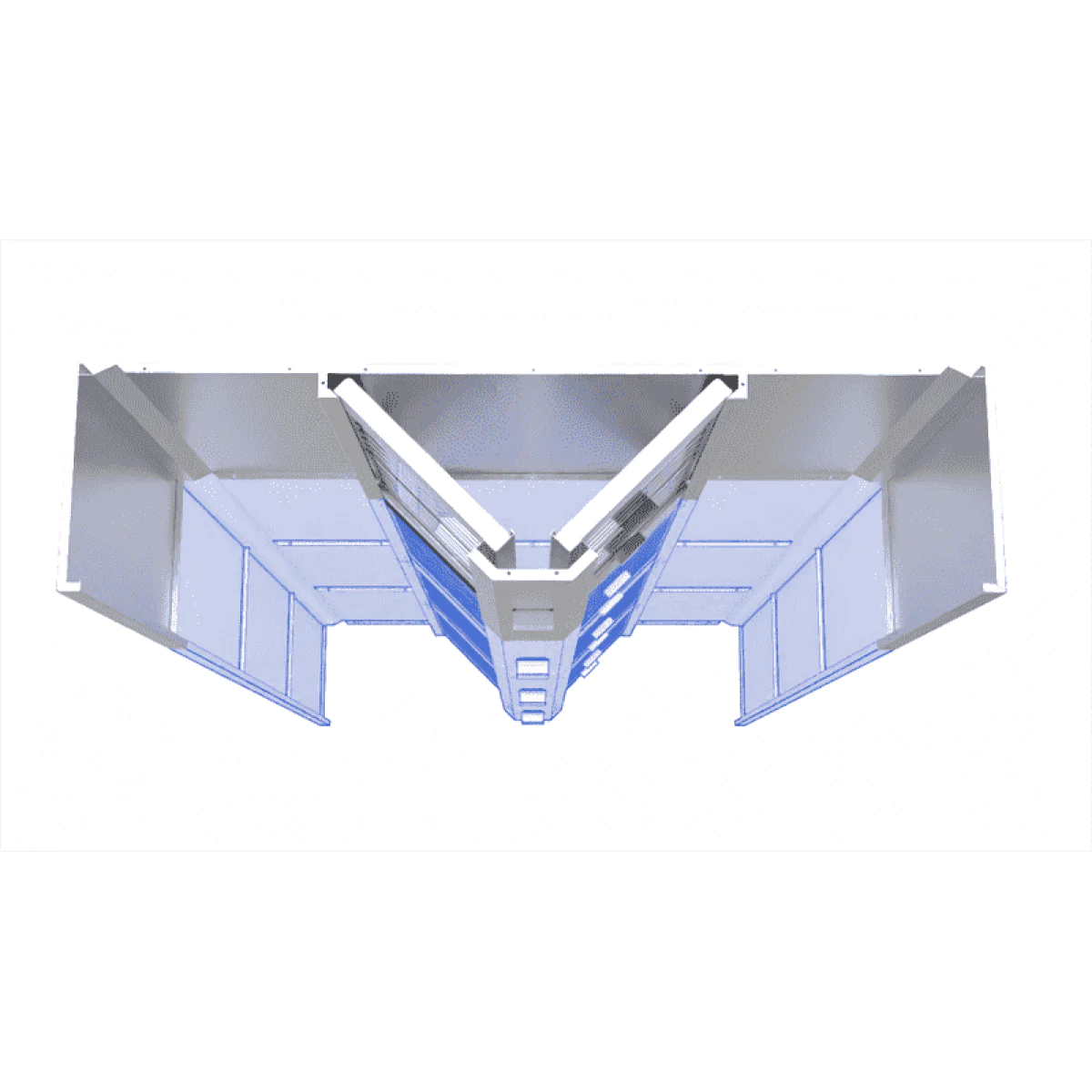 Commercial Kitchen Island Modular Canopy Hood