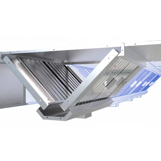 Commercial Kitchen Island Modular Canopy Hood