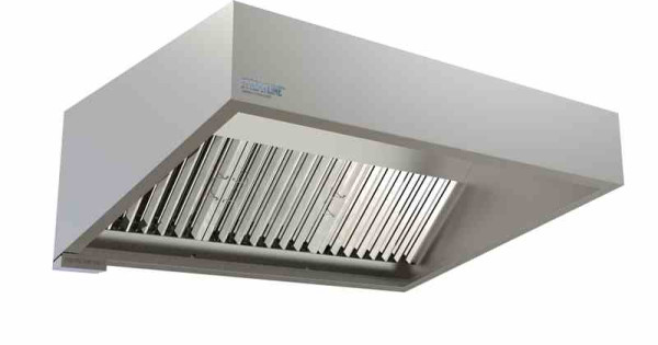 Commercial Kitchen Commercial Extraction Canopy Hood Kit 1500 mm