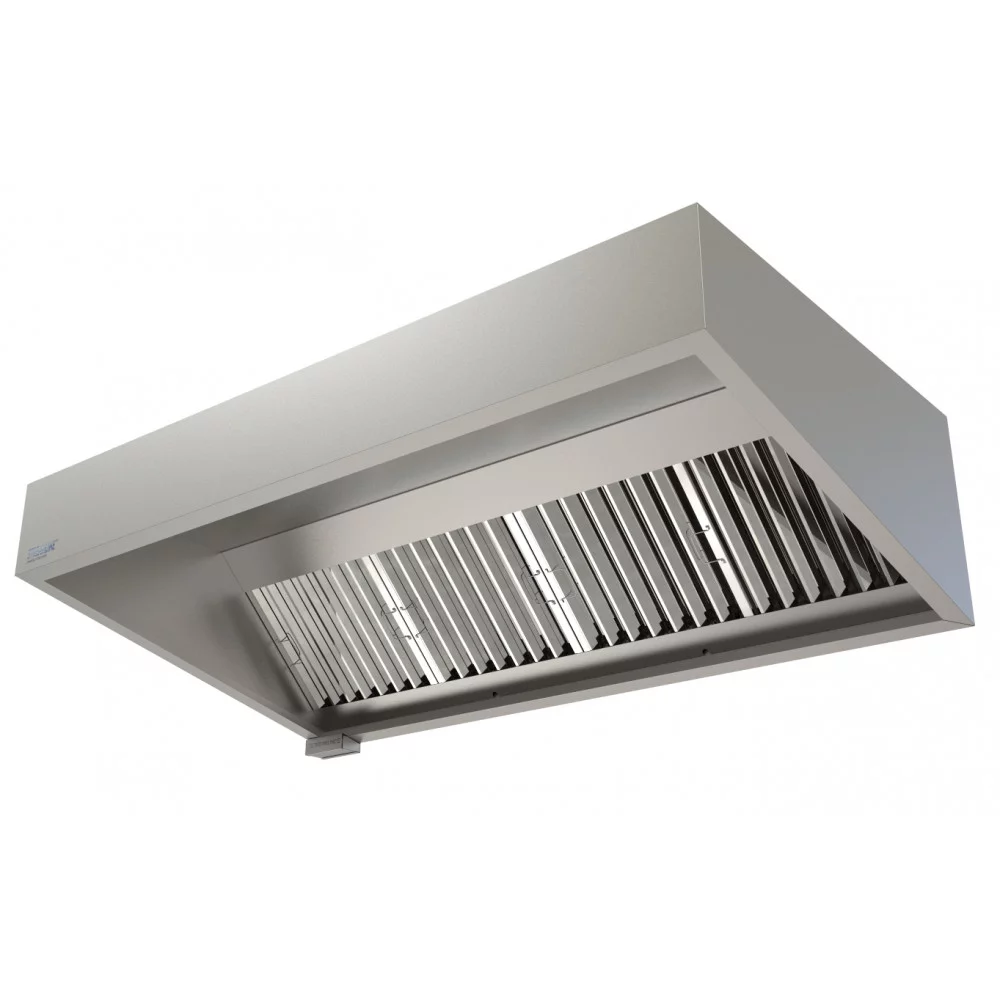 Commercial Kitchen Extraction Canopy Kit 2000 mm -1400 mm ...