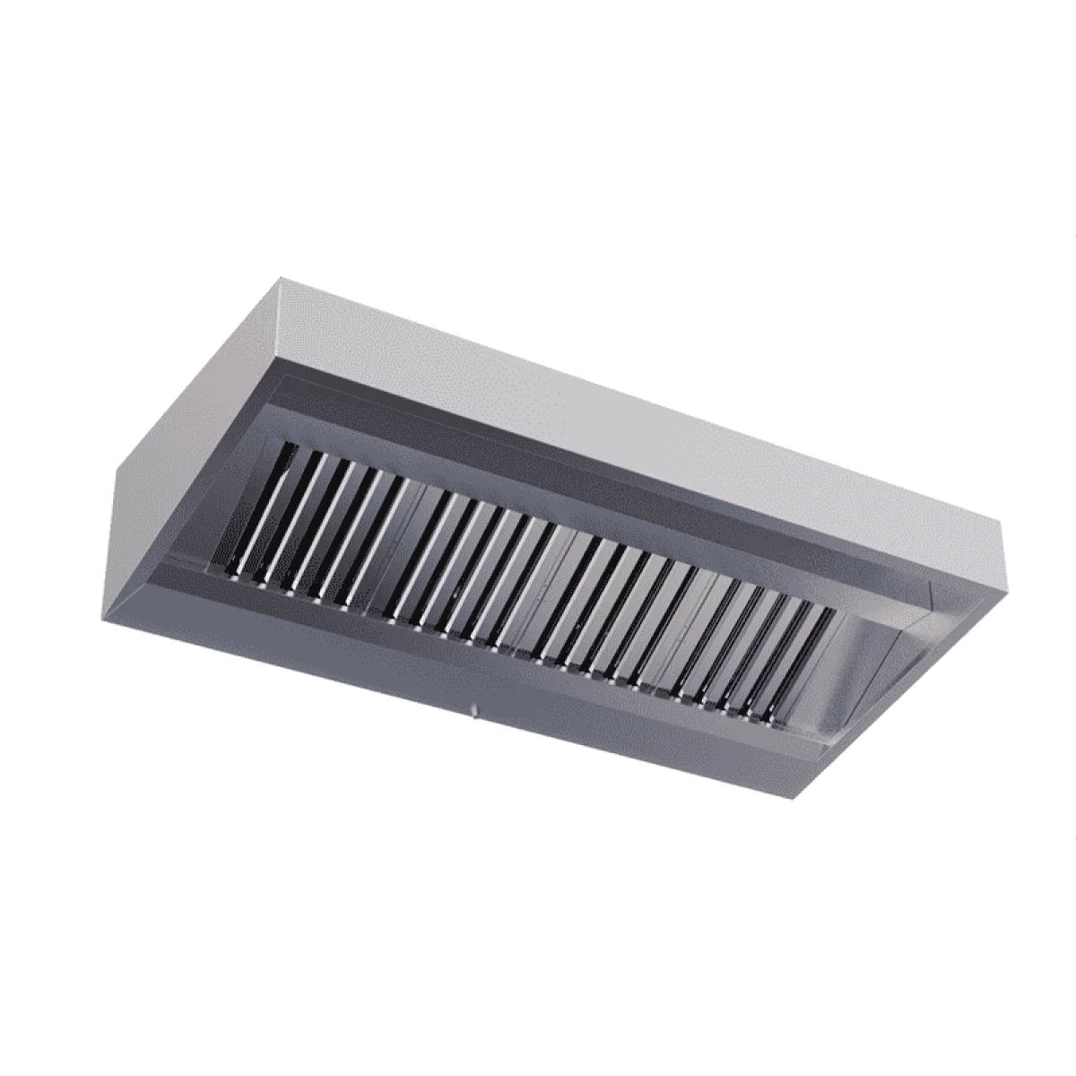 Commercial Kitchen Cooker Hood with Built-In Fan Motor