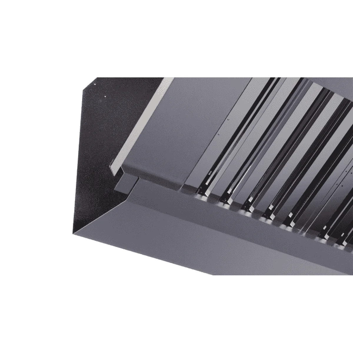 Commercial Kitchen Cooker Hood with Built-In Fan Motor