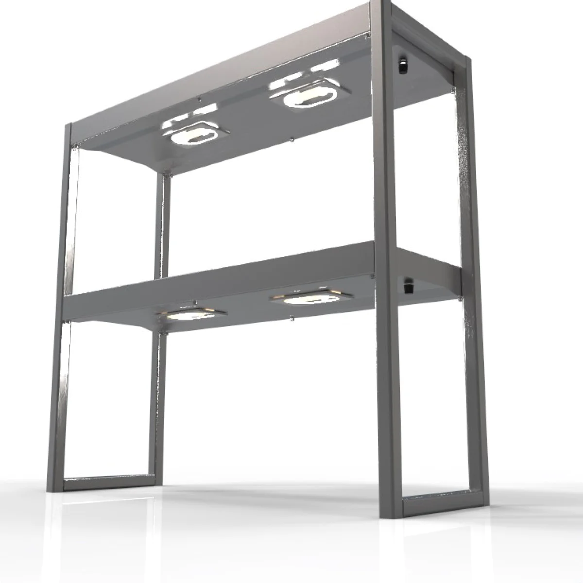 Double Tier Heated Gantry for Commercial Kitchens