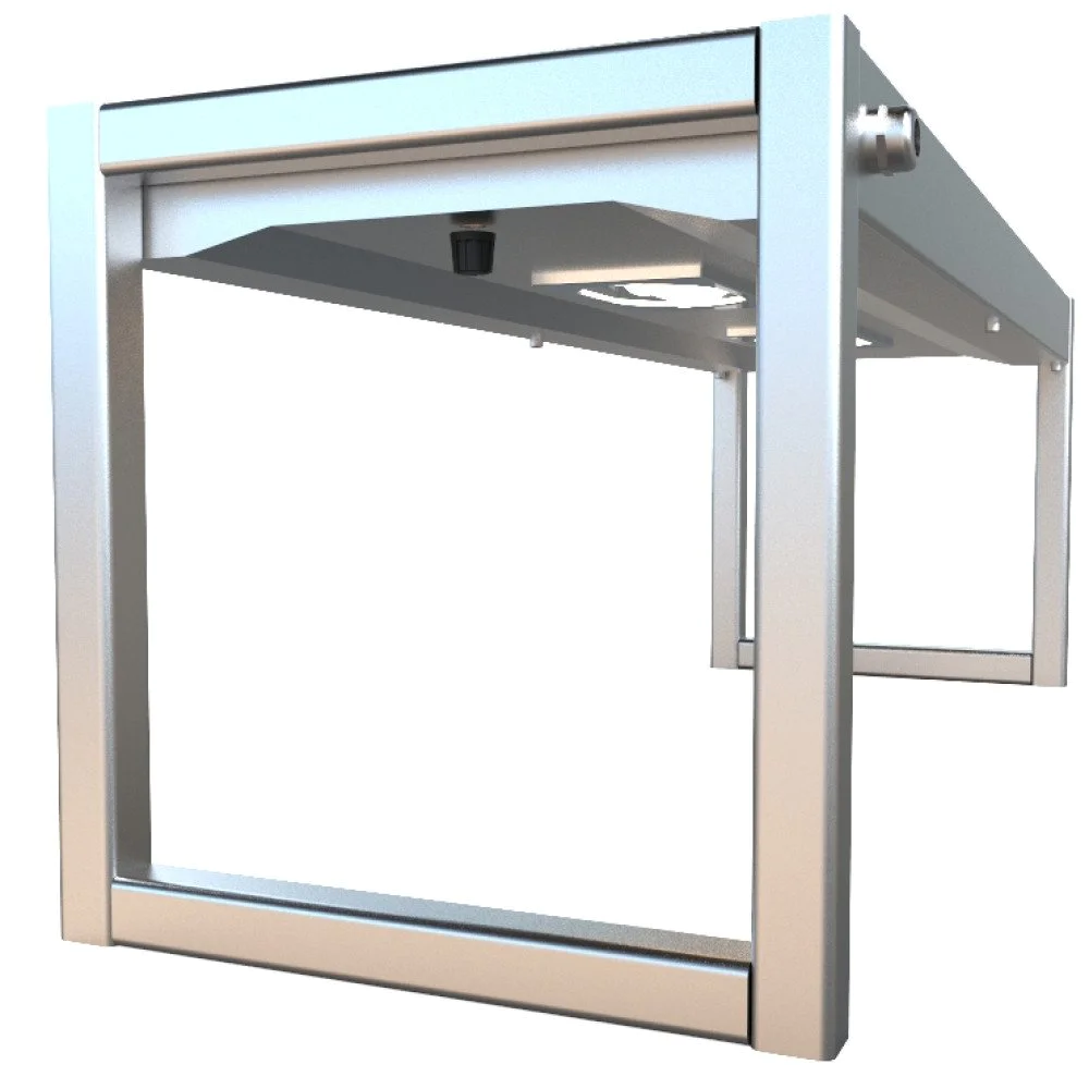 single Tier Heated Gantry for Commercial Kitchens