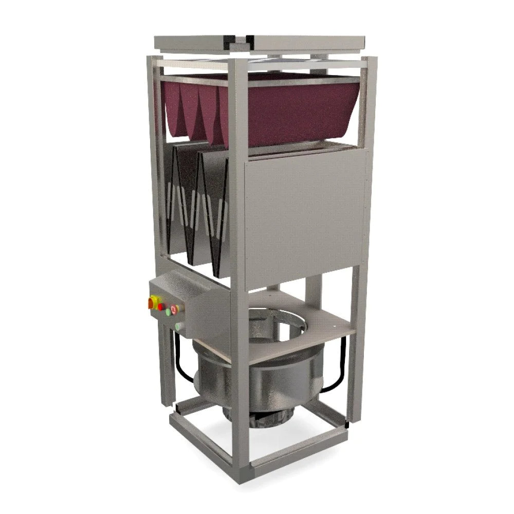 Commercial kitchen ductless ventless kitchen extraction cooker ...